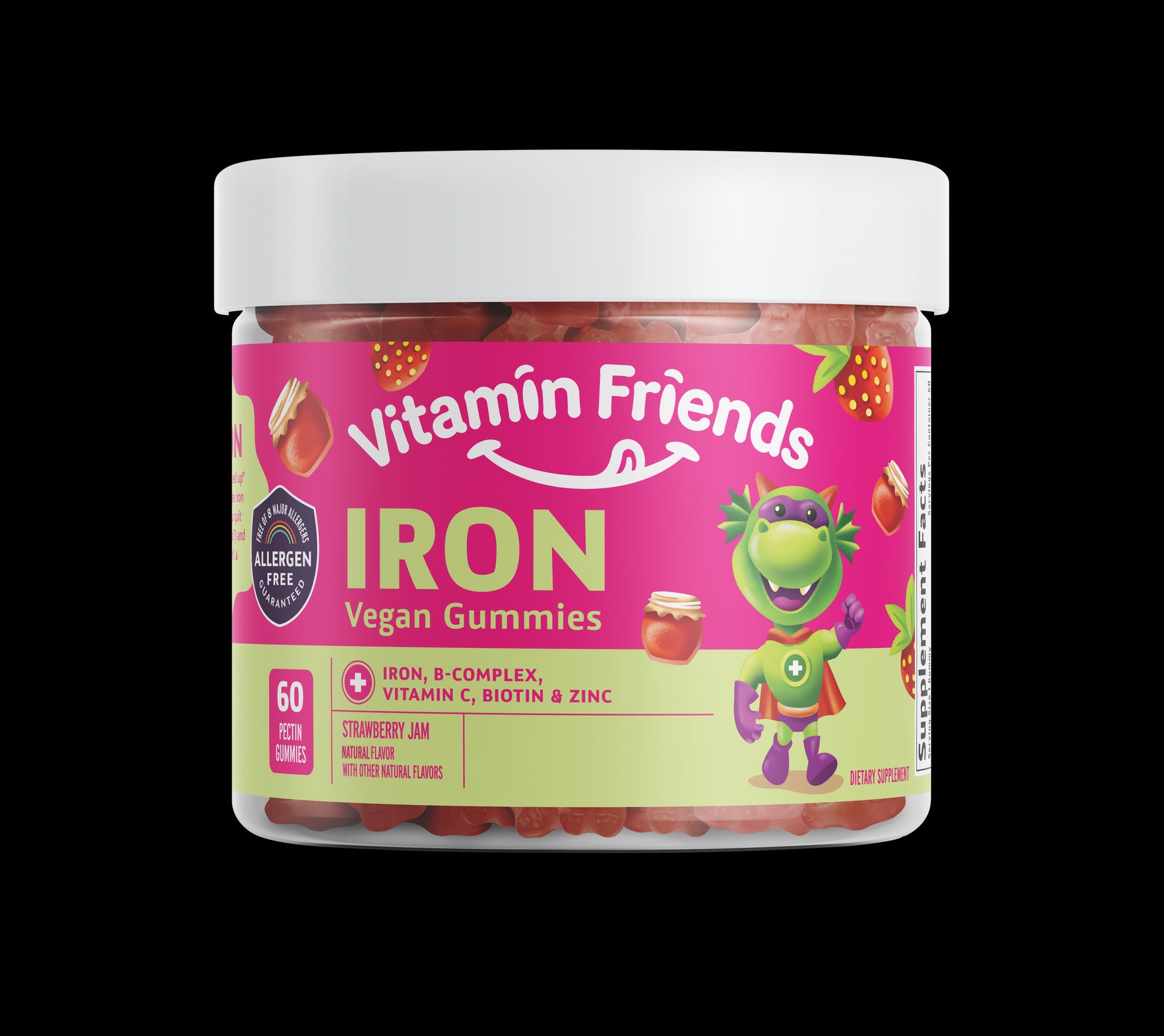Vitamin Friends Kids Vegan Iron Gummies
