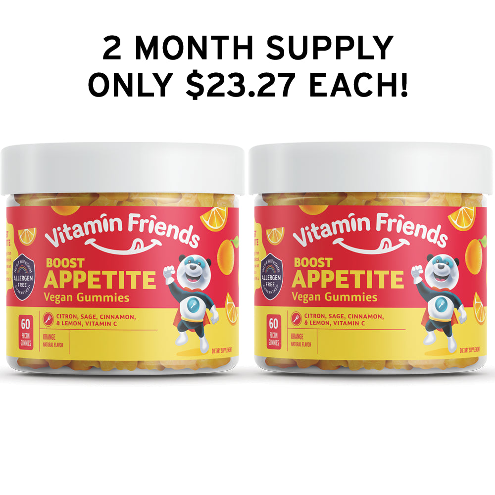 Vitamin Friends Kids Vegan Boost Appetite Gummies